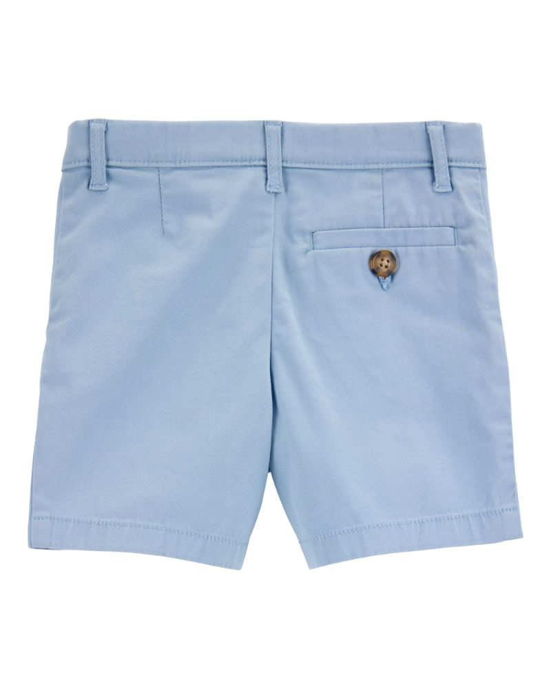Shorts Tipo Chino Elásticos Azul 2S489810|Carter's