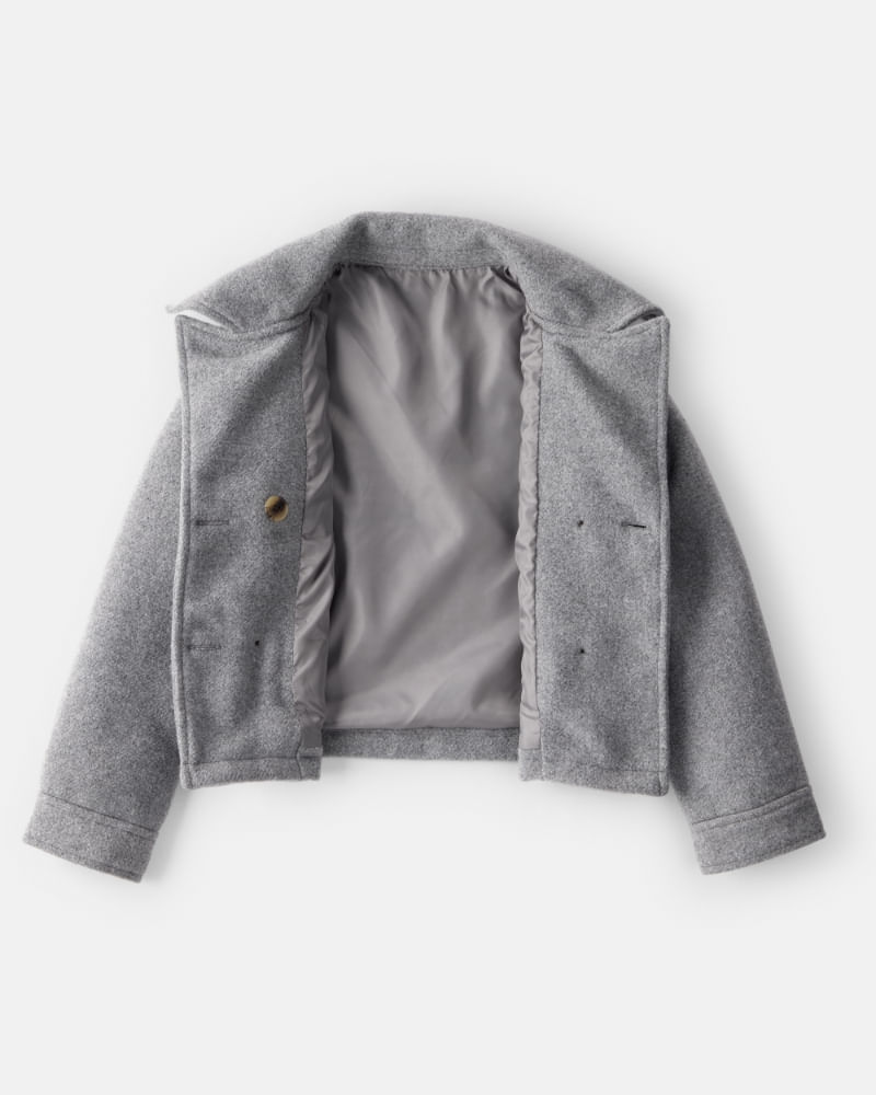 Chamarra De Moda De Manga Larga En Gris 3T533310|Carter's