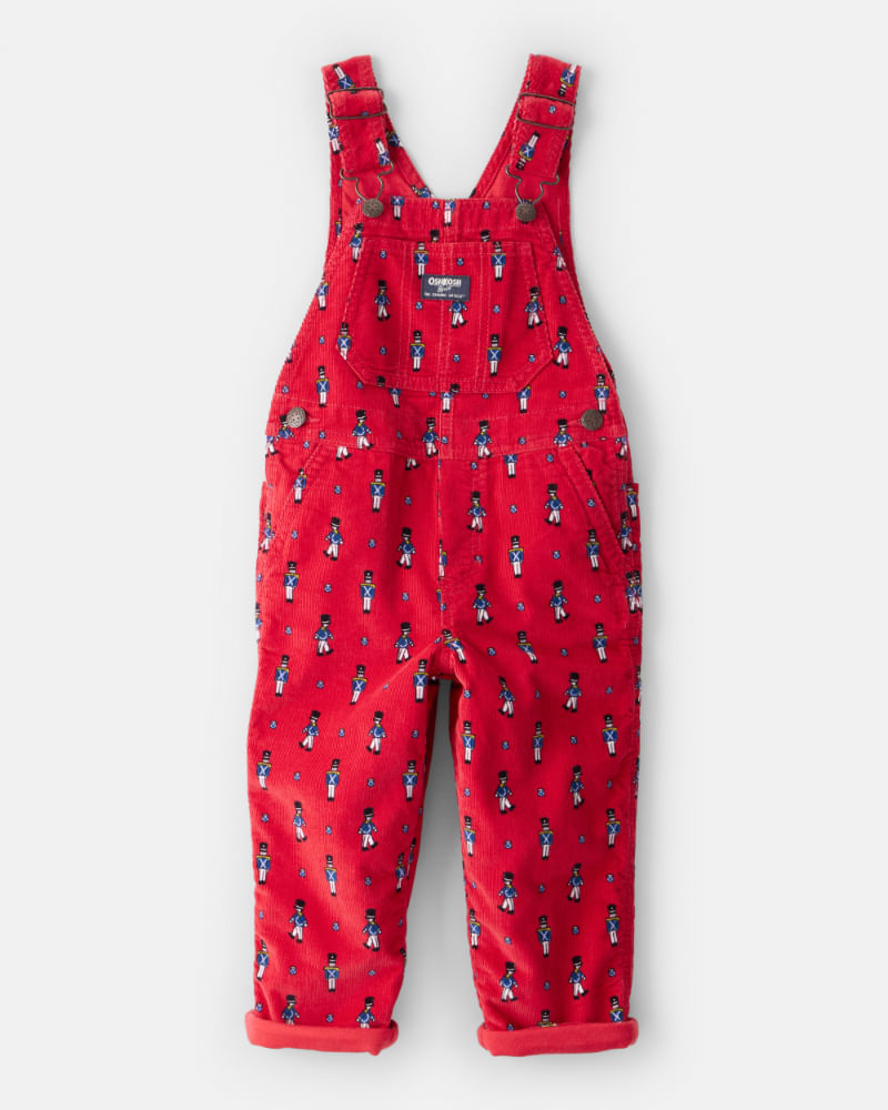 Overoles De Pana Con Estampado De Cascanueces En Rojo 2T890110|Oshkosh ...